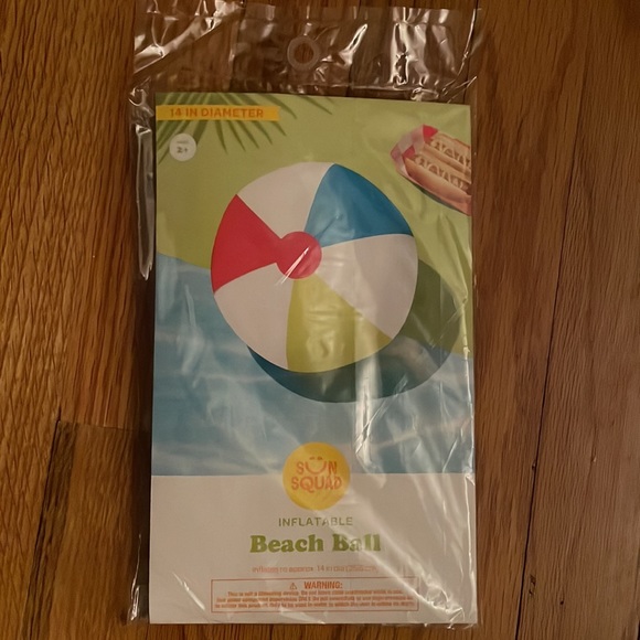 Sun Squad | Swim | Sun Squad Inflatable Beach Ball 4 Inches Of Diameter ...